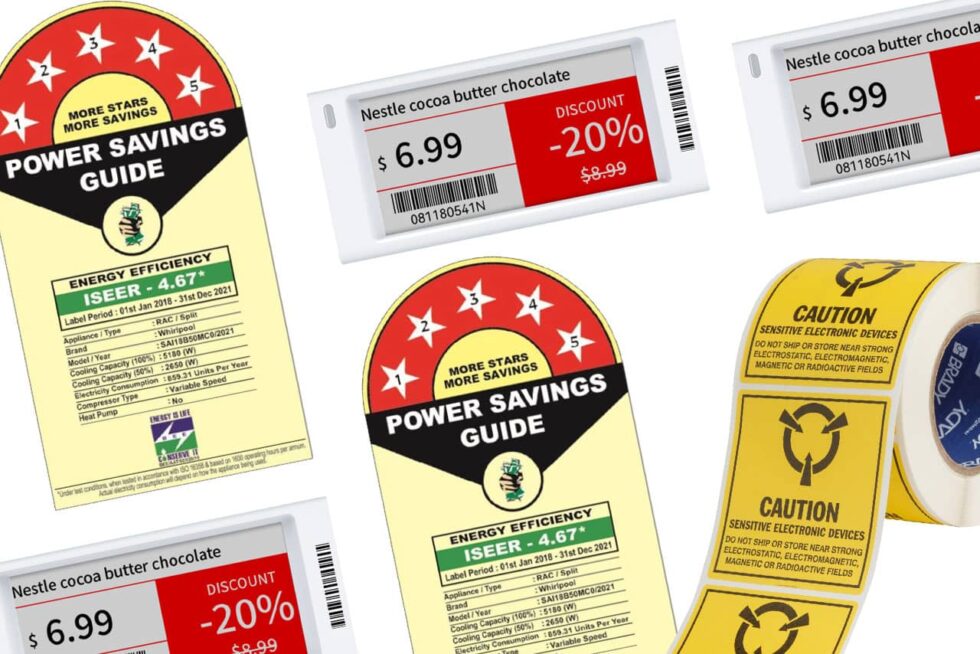 Electronics & Home Appliances Labels - Primus Printing & Packaging Pvt Ltd